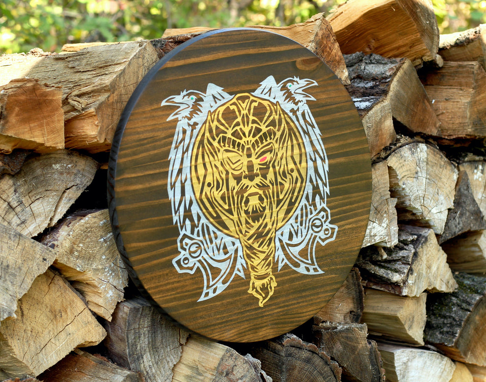 Odin and His Ravens Wall Hanging – Thane Rivers